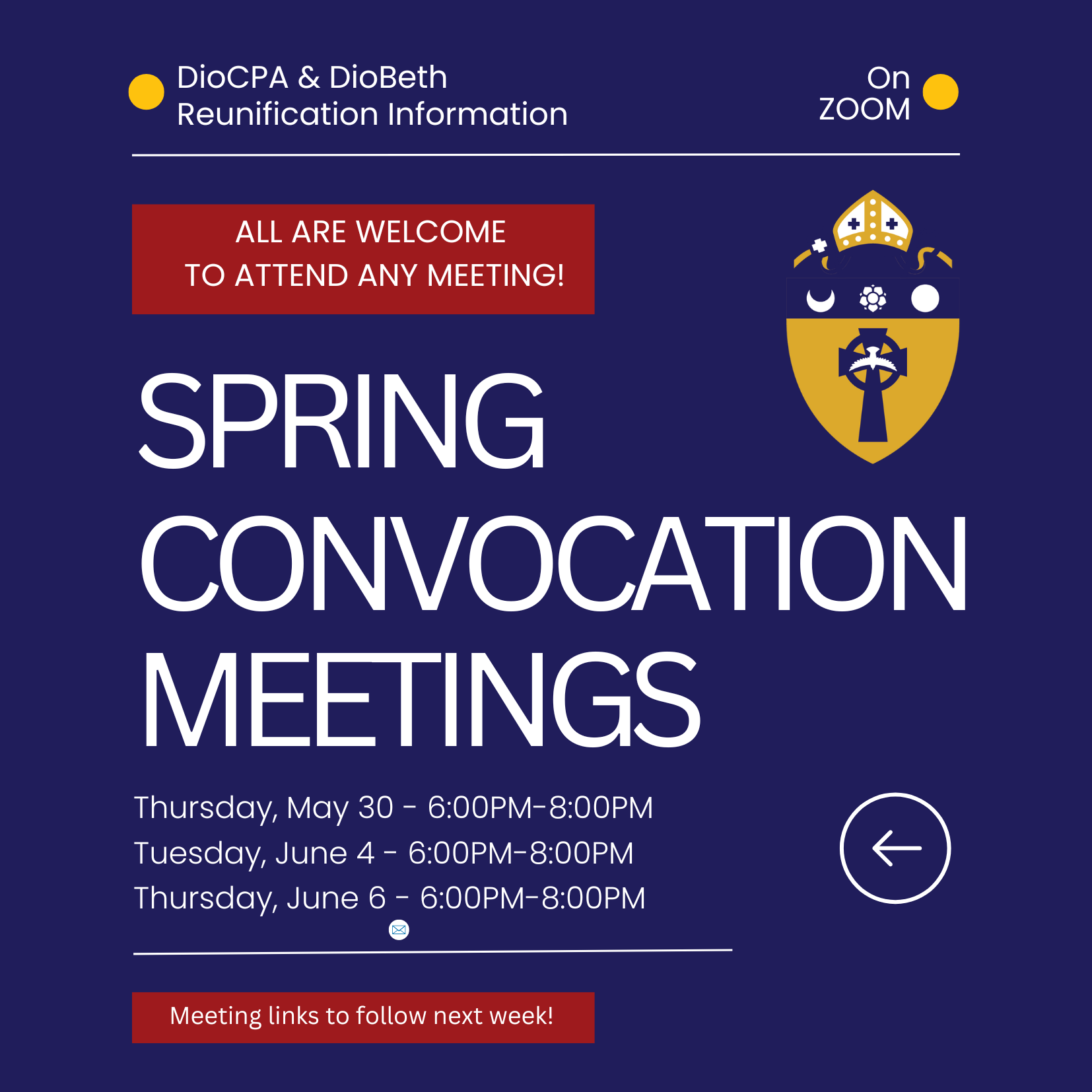 Spring Convocation Meetings – The Episcopal Diocese of Central Pennsylvania
